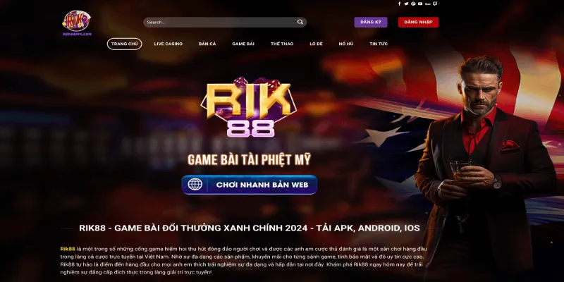 Rik88 - Game Bài Đổi Thưởng #1 | Tải App IOS, Android, APK